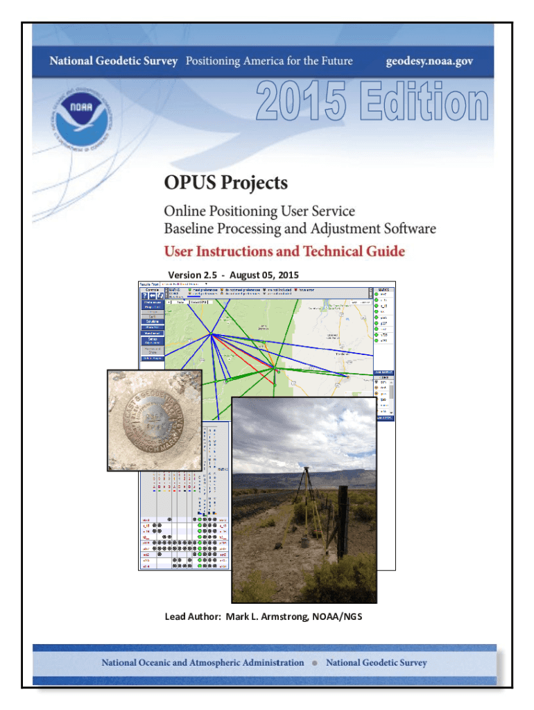 Fillable Online geodesy noaa OPUS Projects User Instructions and ...