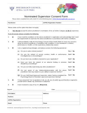 Supervisor Approval Position Statement Doc Template | pdfFiller