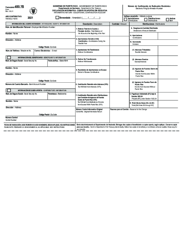 Fillable Online hacienda pr hacienda.pr.govsitesdefault480.7B GOBIERNO ...