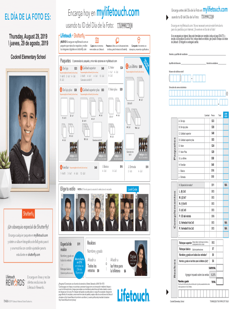 Fillable Online Fillable Online Encarga hoy en mylifetouch Fax Email ...