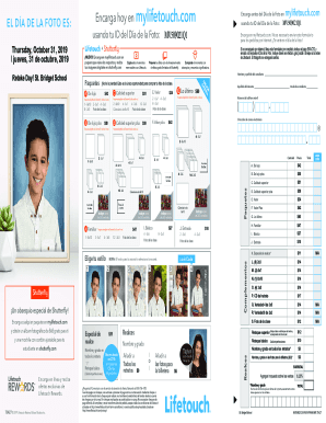 Fillable Online PICTURE DAY IS: Order today on mylifetouch.com X ...