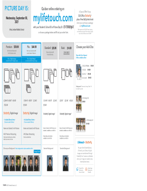Fillable Online PICTURE DAY IS mylifetouch - p9cdn4static.sharpschool ...