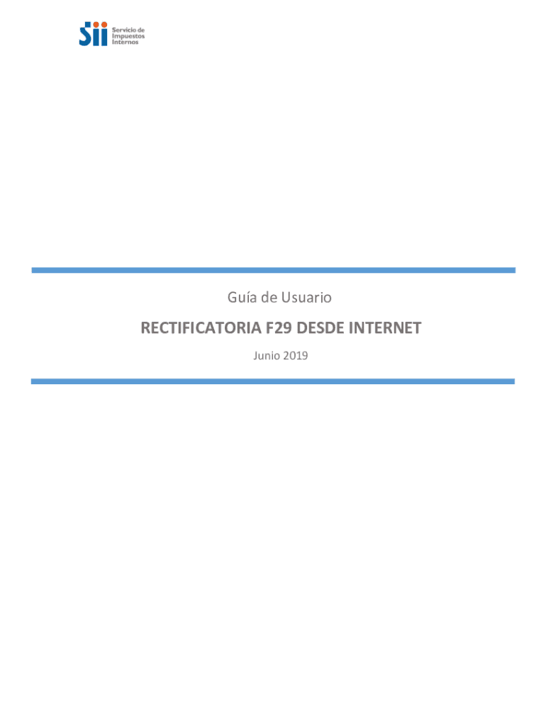 Fillable Online Cmo pagar el F29 desde el portal del SII por Internet ...