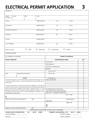 Fillable Online Get the free mechanical permit application 4 ...