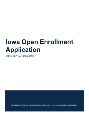 Fillable Online Iowa Open Enrollment Application - wdmcs.org Fax Email ...