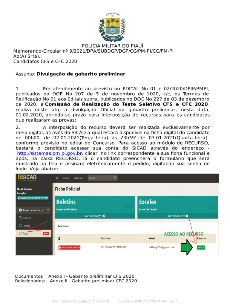 Preenchível Disponível Polcia Militar do Piau Fax Email Imprimir - pdfFiller