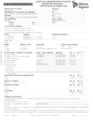 Fillable Online ocs.pr.govSeguroObligatorioDocumentsPOLIZA DE SEGURO DE ...