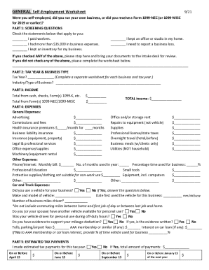 Fillable Online General SE Worksheet-ENG-SP-08272021 Fax Email Print ...