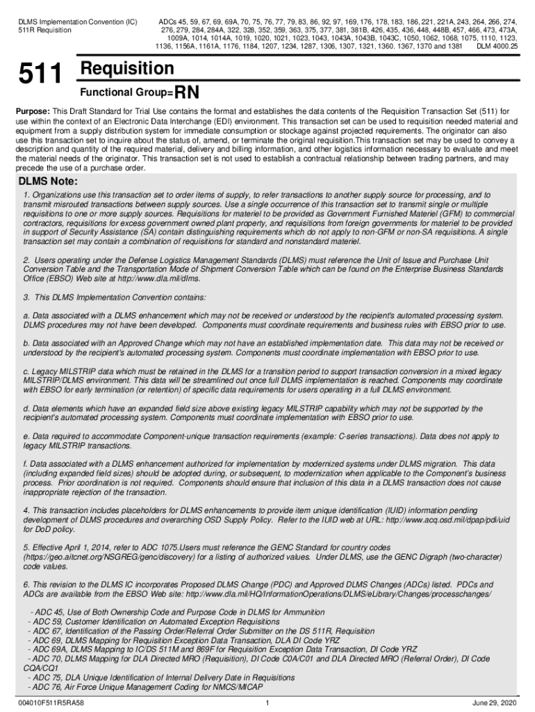 Fillable Online Fillable Online dla DLMS Supplement to Federal IC 511R ...