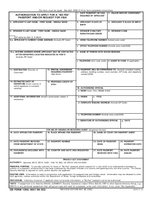 Fillable Online DD Form 1056 Authorization To Apply For A No - omb ...