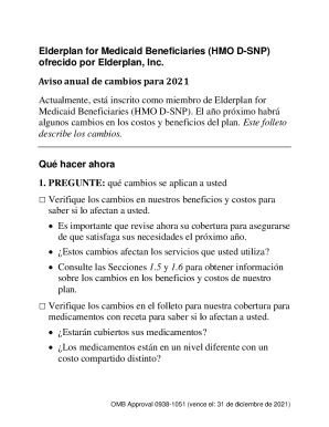 Fillable Online Elderplan for Medicaid Beneficiaries (HMO D-SNP) Fax ...