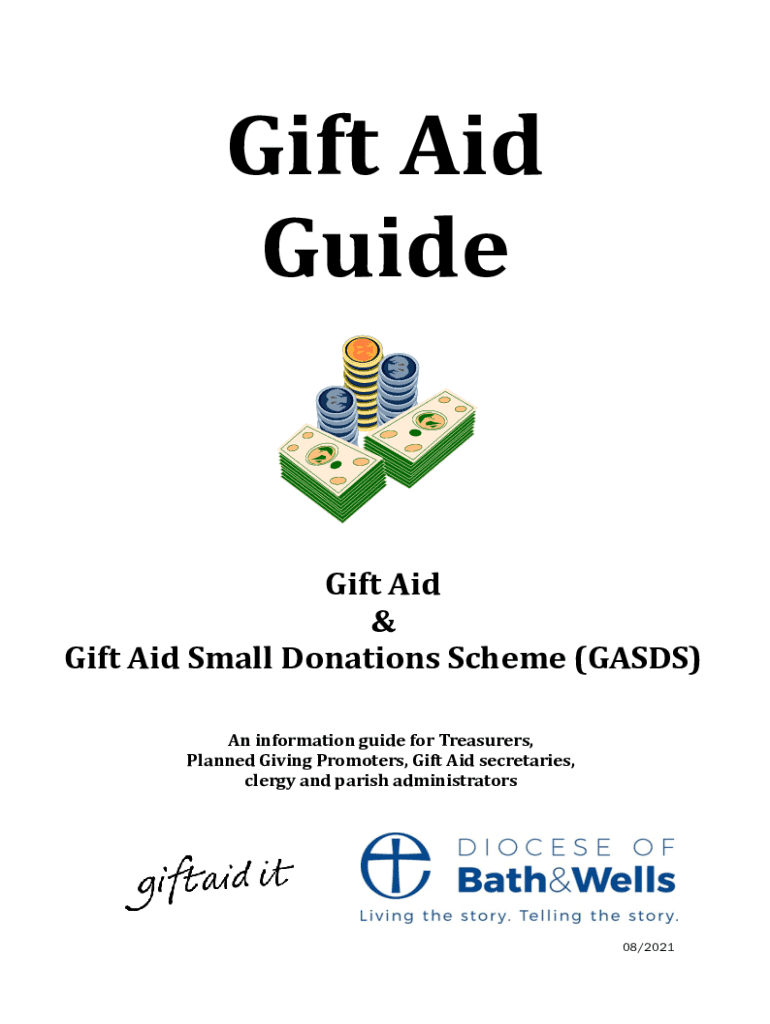 Fillable Online Collecting Gift Aid through the small donations scheme ...