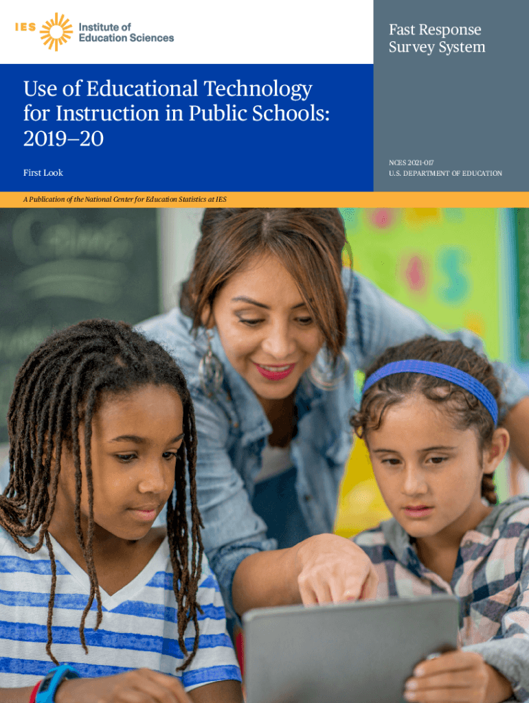 Fillable Online nces ed Use of Educational Technology for Instruction in Public Schools ... Fax ...