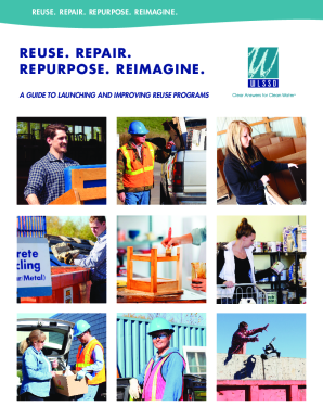 Fillable Online 10 Reduce + reuse + recycle + repair + repurpose ideas ...