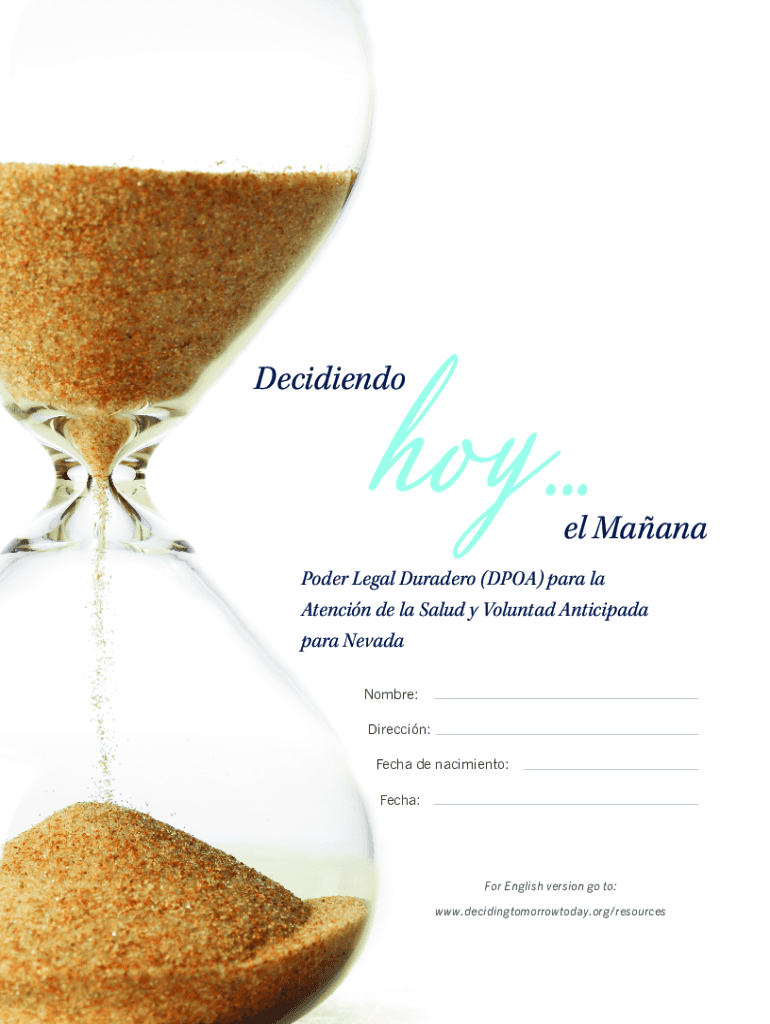 Fillable Online Poder Legal Duradero (DPOA) para la Atencin de la Salud ...