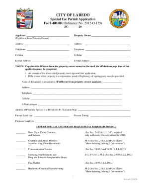 Fillable Online Fillable Online CODE OF ORDINANCES CITY OF LAREDO ...