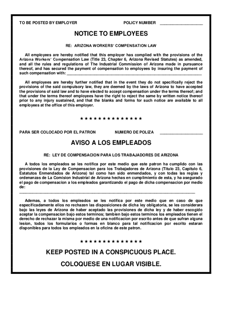 Fillable Online www.minimum-wage.orgarizonalabor-law-postersPrintable ...