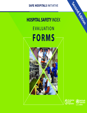 Fillable Online HOSPITAL SAFETY INDEX EVALUATION FORMS Fax Email Print ...