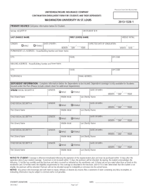 Fillable Online Get the free ENROLLMENT FORM FOR CONTINUATION STUDENTS ...