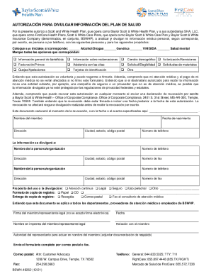 Fillable Online Authorization for Release of PHI Patient Label ...