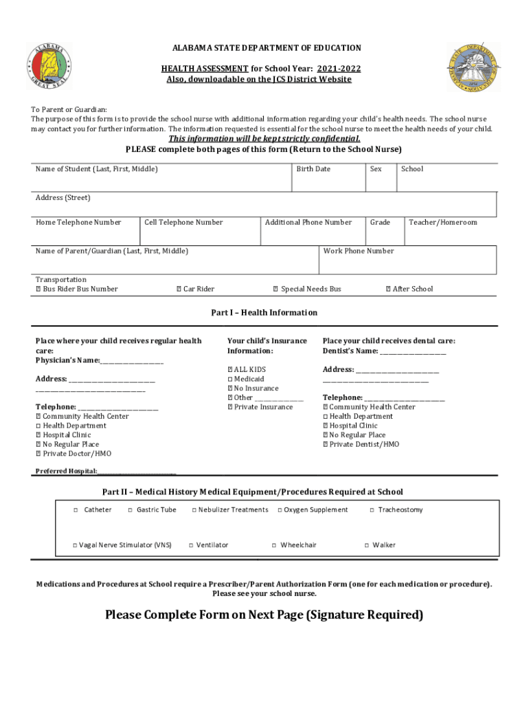 Fillable Online Alabama State Department of Education Report Card ...