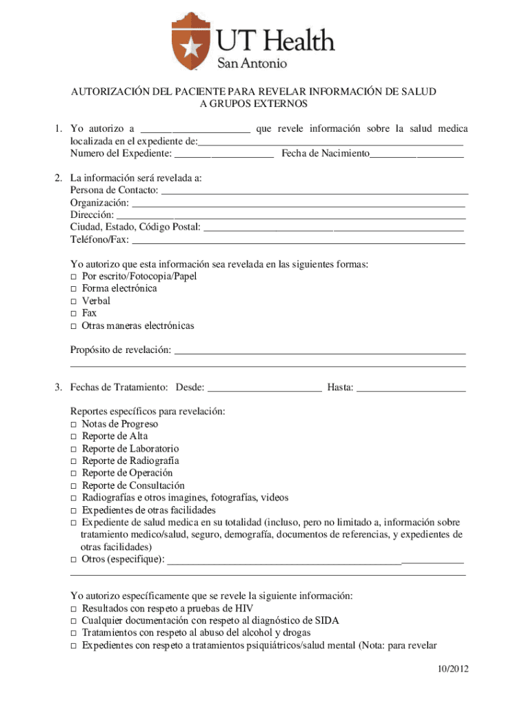 Fillable Online 3reqjj2w37ot2bnym9qbiae1-wpengine.netdna-ssl.comAUTORIZACIN DEL PACIENTE PARA ...