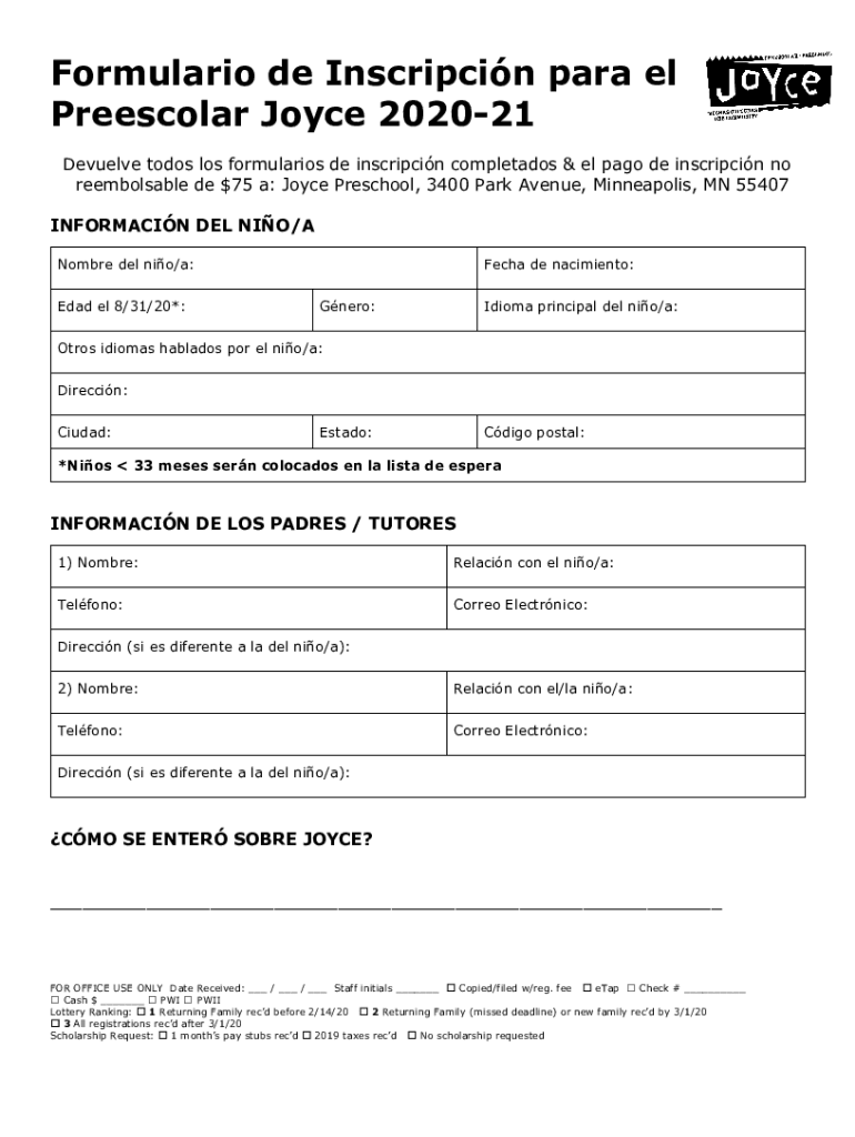 Fillable Online Inscripcin a escuelas pblicas del nivel preescolar,gob.mx Fax Email Print ...