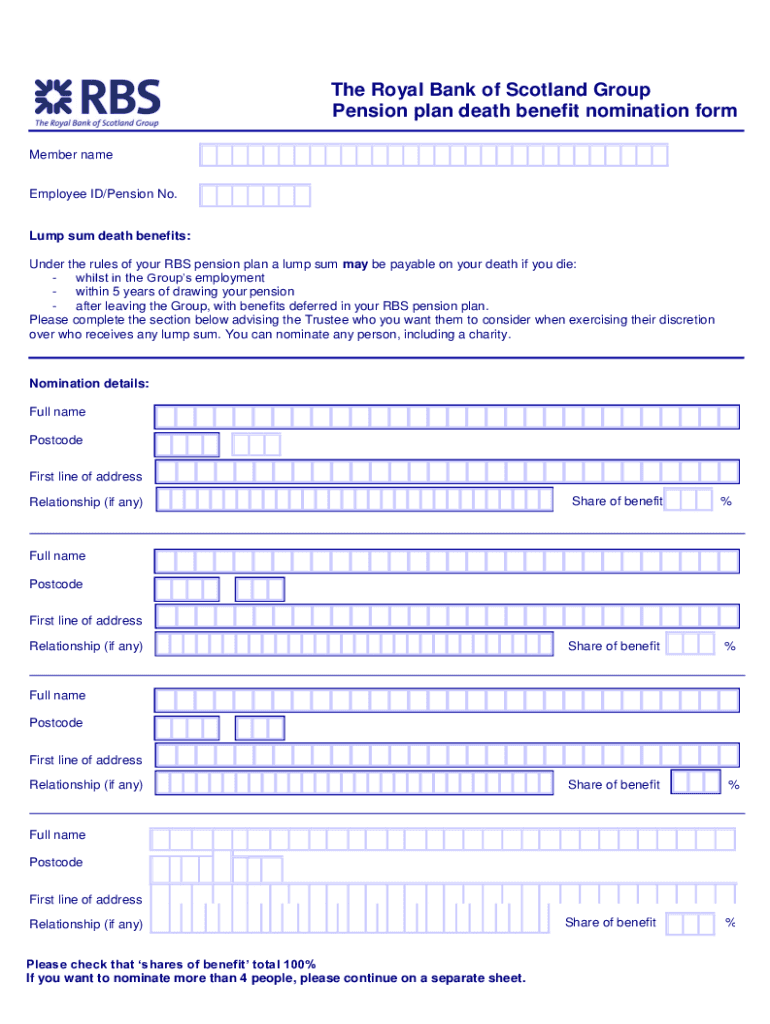 Fillable Online V3-GB-Final-Lump-Sum-nomination-form-v-220113-260213-MD ...