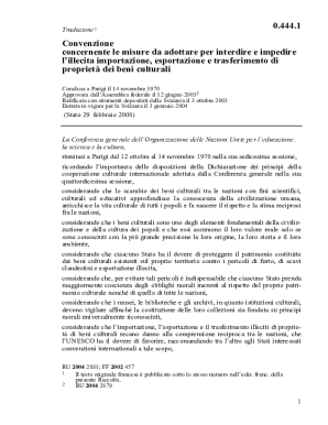 Fillable Online Convenzione concernente le misure da adottare per ...