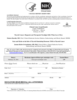 Fillable Online clinicalcenter nih www.cc.nih.govsitesnihinternetCME ...
