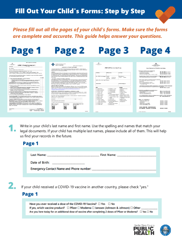 Fillable Online Fill Out Your Child's Forms: Step by Step Fax Email ...