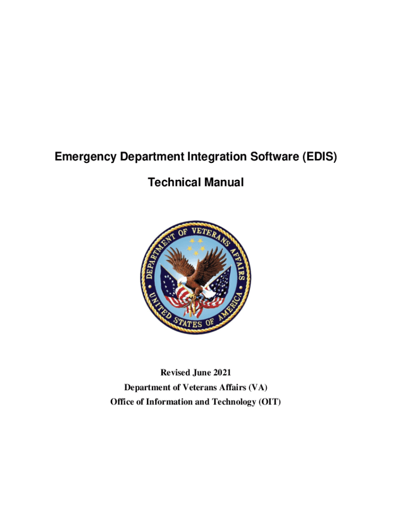 Fillable Online Emergency Department Integration Software (EDIS ...