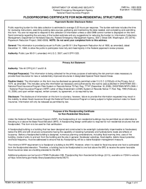 Fillable Online www.fema.govsitesdefaultSTANDARD FLOOD HAZARD ...