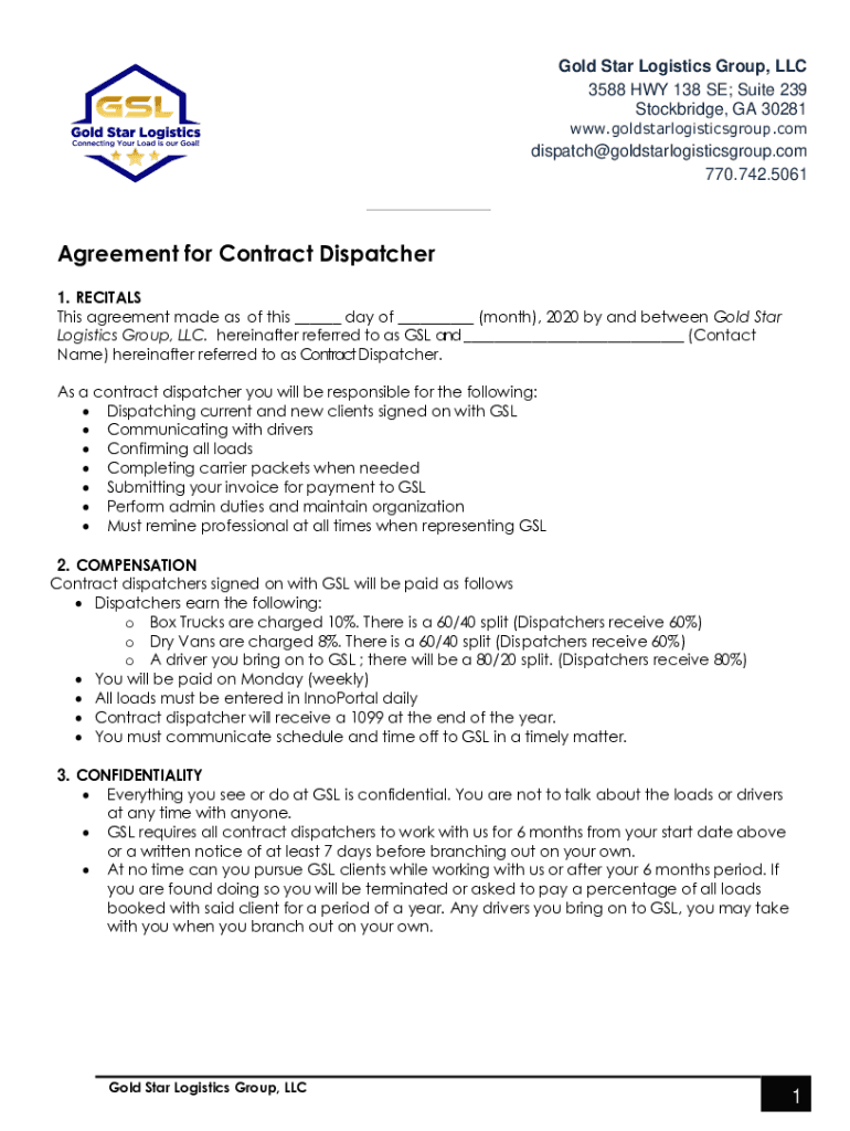 Fillable Online Gold Star Logistics Group - Overview, News ...