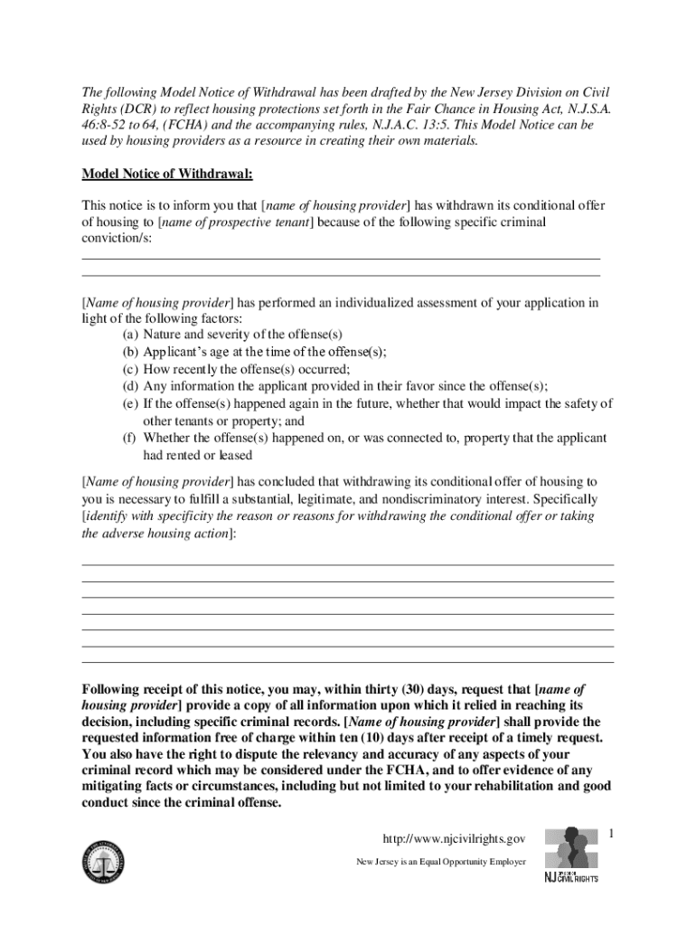 Fillable Online www.njoag.govwp-contentuploadsThe following Model ...