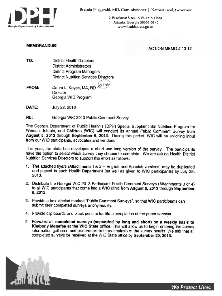 Fillable Online GEORGIA WIC PROVIDES NUTRITION EDUCATION, BREASTFEEDING ...