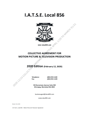 Fillable Online 2020 Collective Agreement (TC Tracked Draft) Dec.18 ...