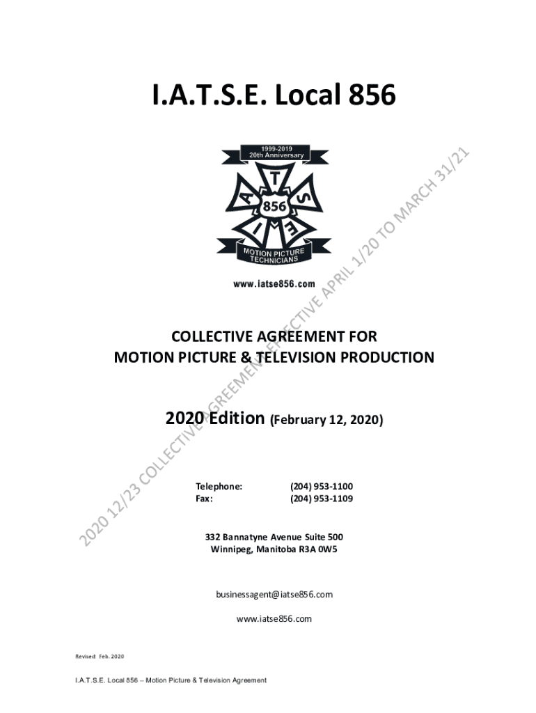 Fillable Online 2020 Collective Agreement (TC Tracked Draft) Dec.18 ...