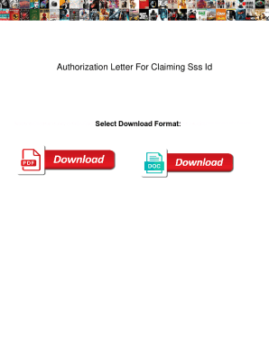 Fillable Online authorizationletter.orgauthorization-letter-for-sssFree ...