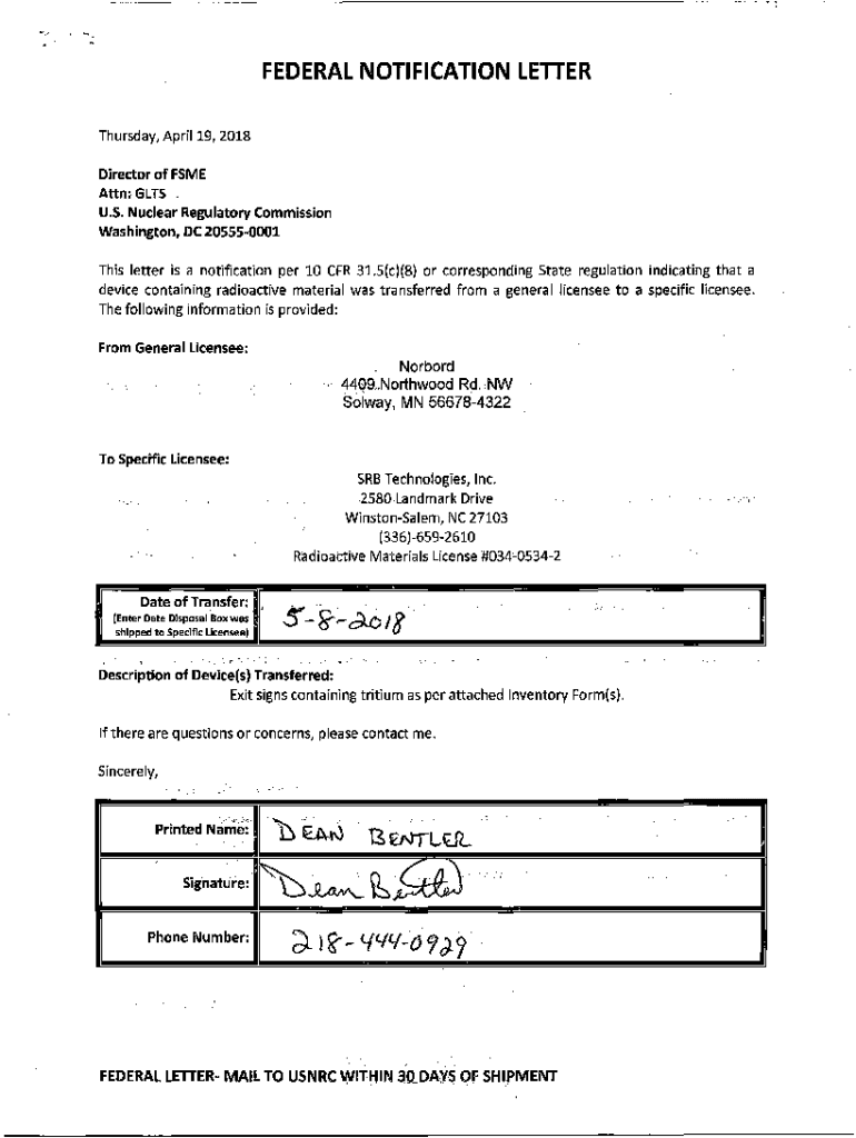 Fillable Online UNITED STATES GOVERNMENT FEDERAL CORRECTIONAL ...