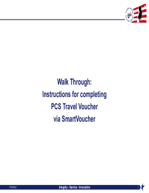 Fillable Online Army PCS TrAvel vouCher Guide - DFAS Home Fax Email ...