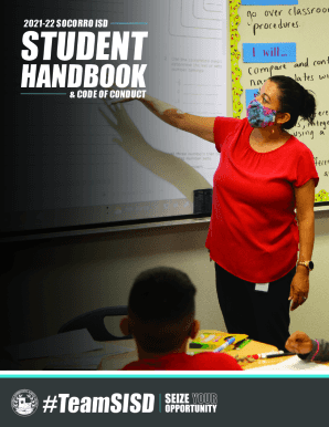 Fillable Online www.sisd.net cms libHANDBOOK - sisd.net Fax Email Print ...