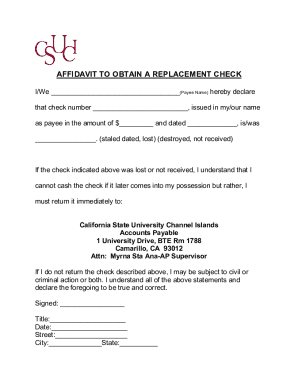 Fillable Online www.miamidade.govfinancelibraryVendor Lost/Stale Dated ...