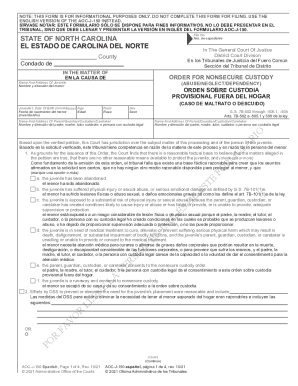 Fillable Online www.nccourts.gov documents formsForms North Carolina ...