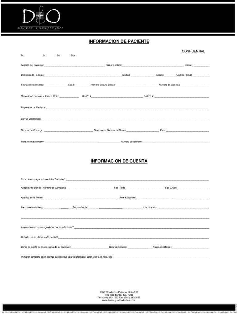 Fillable Online New Spanish forms 2019. New Pt Spanish forms Fax Email ...