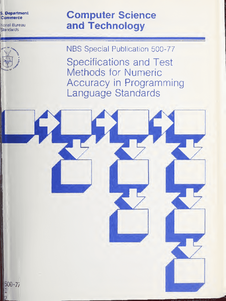 Fillable Online Nvlpubs Nist Specifications And Test Methods For Numeric Accuracy In Programming