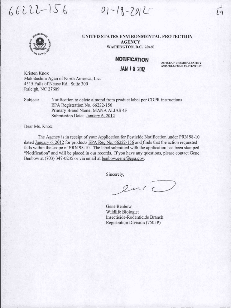 Fillable Online US EPA, Pesticide Product Label, MANA ALIAS 4F, 01/18 ...