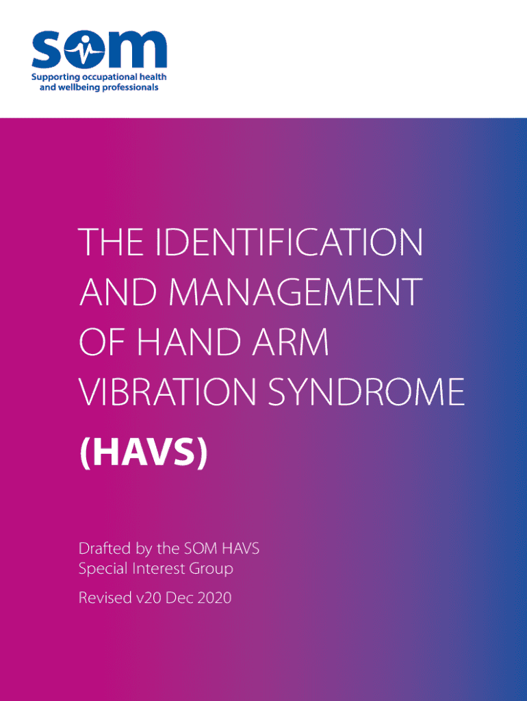 Fillable Online the identification and management of hand arm vibration ...