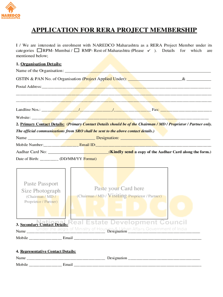 Fillable Online MahaRERA forms 33-member forum to set up conciliation ...