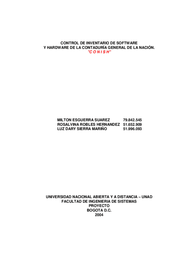 Fillable Online control de inventario de software y hardware de la contadura ... Fax Email Print ...